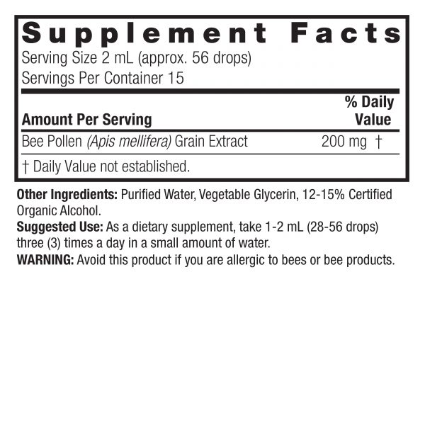 Bee Pollen Extract | Absorbed more quickly than tablets or capsules