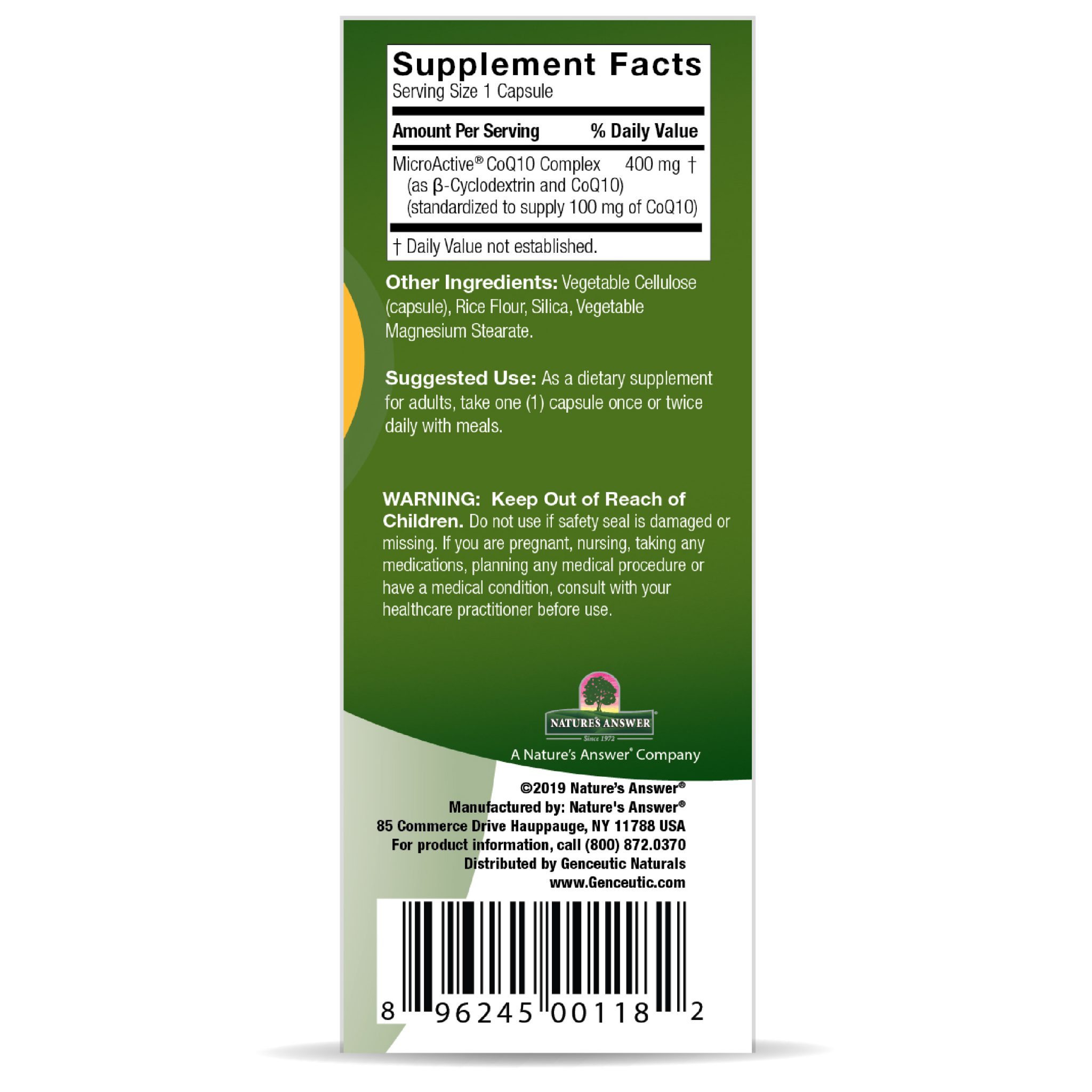 24 Hr Microactive CoQ10 100 mg 60 V-Caps | Shop MicroactiveCoQ10 ...