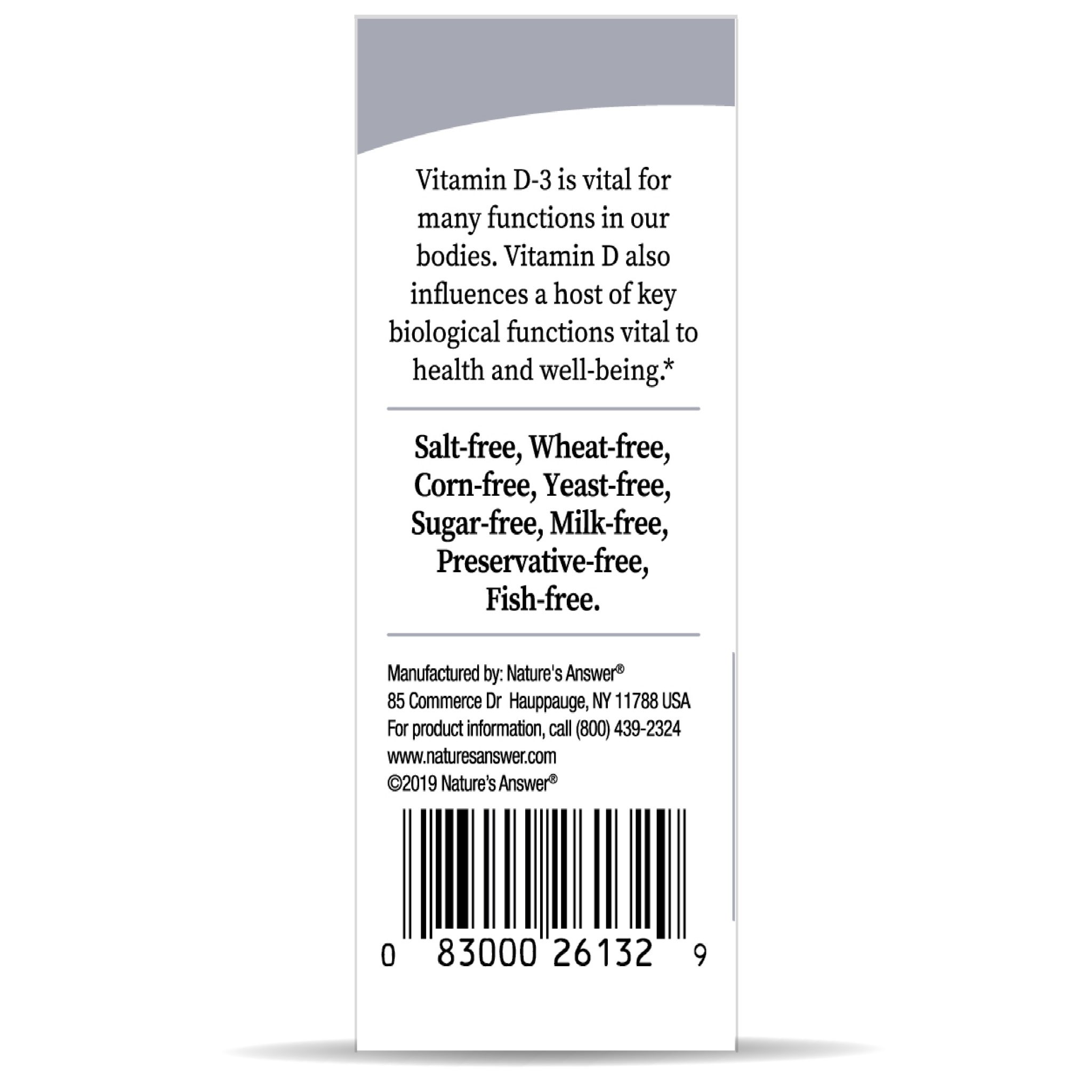 Liquid Vitamin D3 | Order Liquid D3 Vitamin Drops Online - Nature's Answer