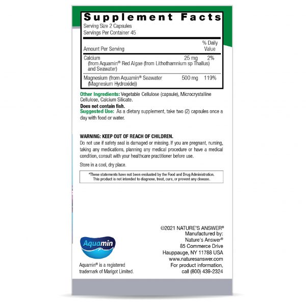 Marine Based Magnesium | Marine Based Magnesium Capsules