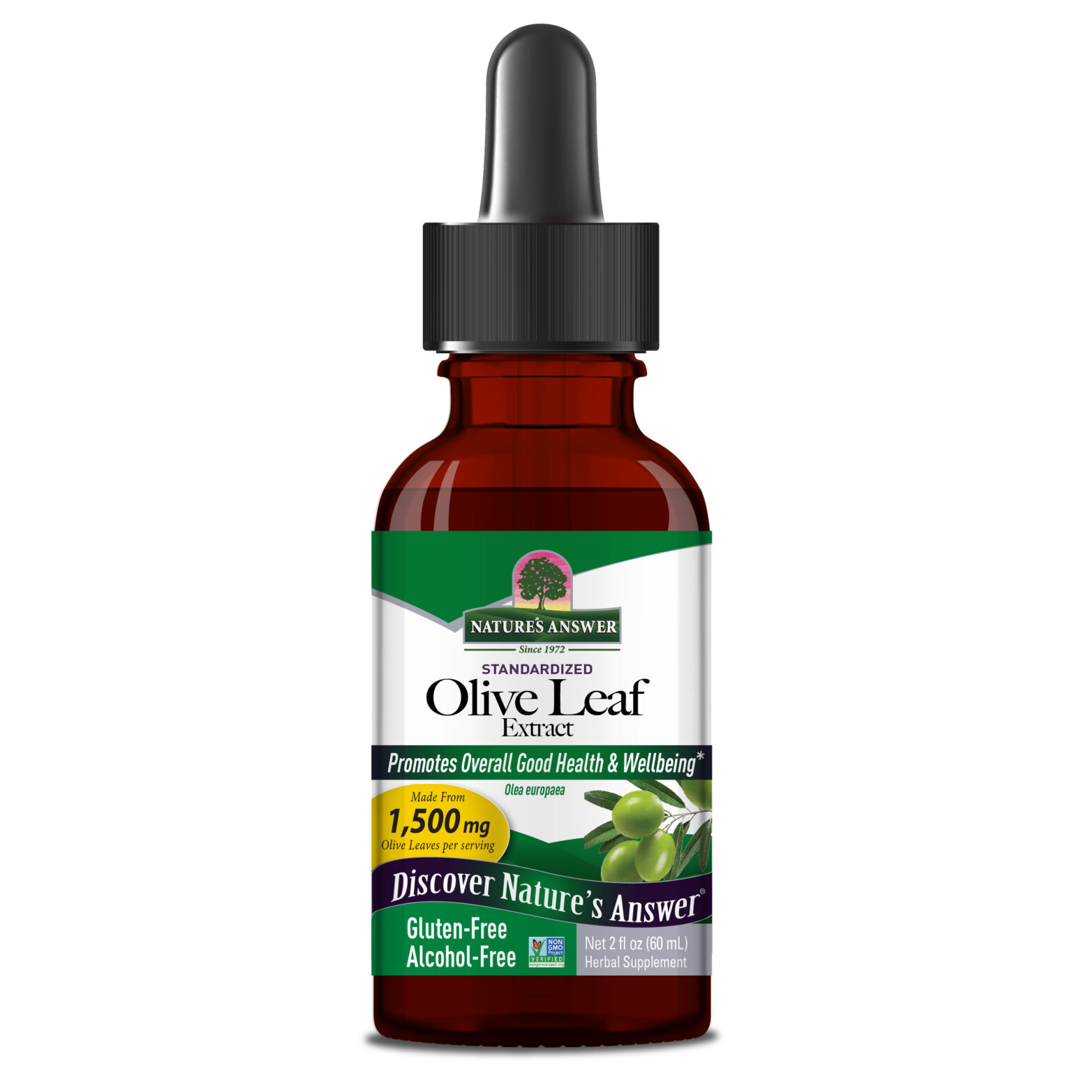 Olive Leaf 2oz : Nature's Answer Olive Leaf Extract 2oz Alcohol Free