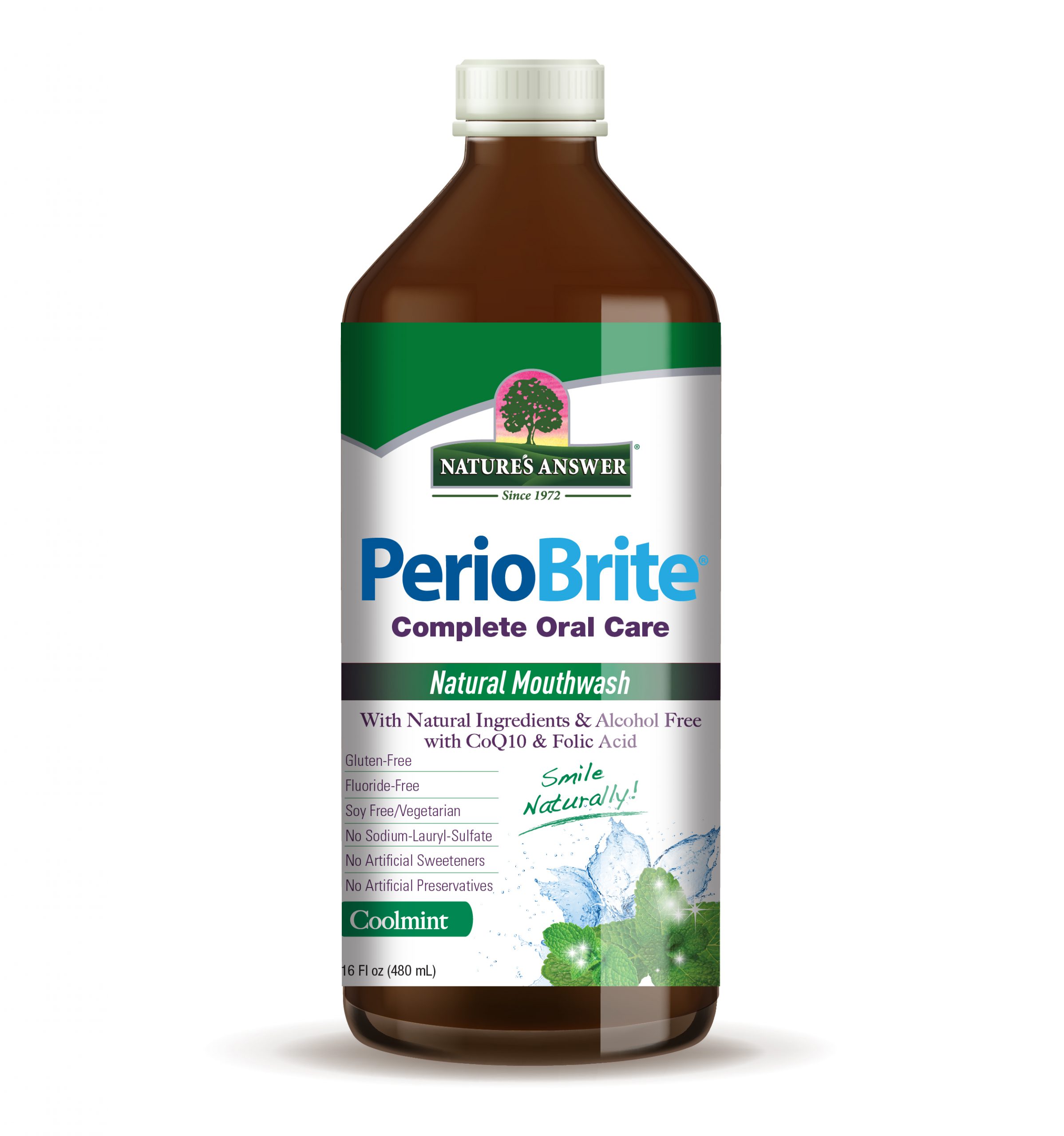 PerioBrite Mouthwash Cool Mint 16oz – Nature's Answer The highest ...
