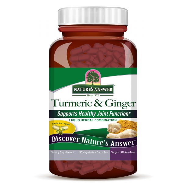 Turmeric and Ginger 90 v-caps (extractacaps) – Nature's Answer The ...