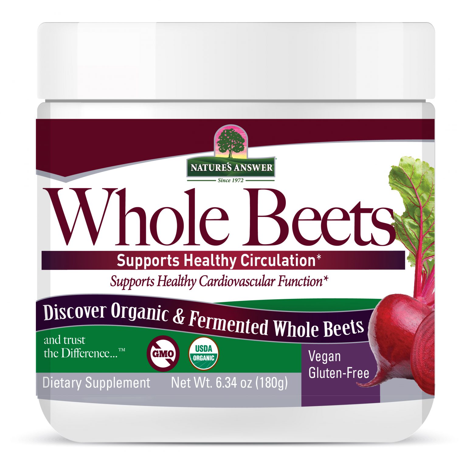 Fermented Whole Beets - Probiotic Fermentation | Natures Answer,