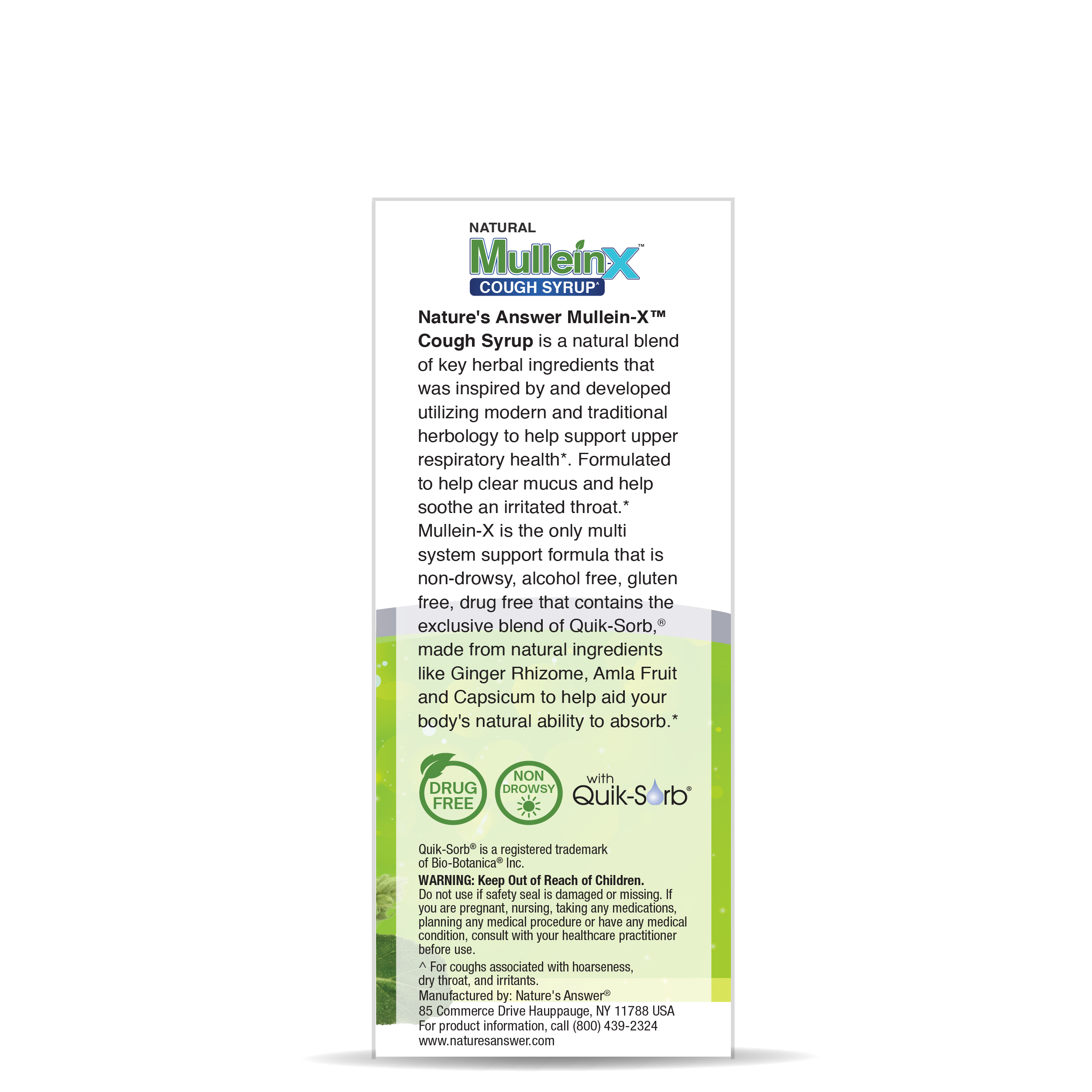 Mullein-X Cough Syrup - Multi System | Buy Mullein Cough Syrup - Nature ...